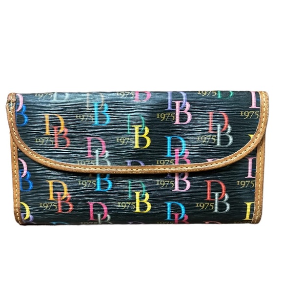 Dooney & Bourke | Bags | Dooney Bourke Db75 Rainbow Wallet | Poshmark
